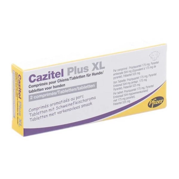Cazitel Plus Xl Comp Caes X 2